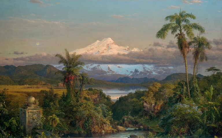Frederic Edwin Church - Cayambe | The Hudson River School - New-York ...