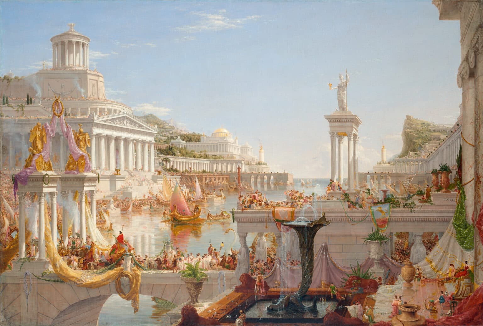 Thomas Cole - The Course of Empire: The Consummation of Empire | The ...